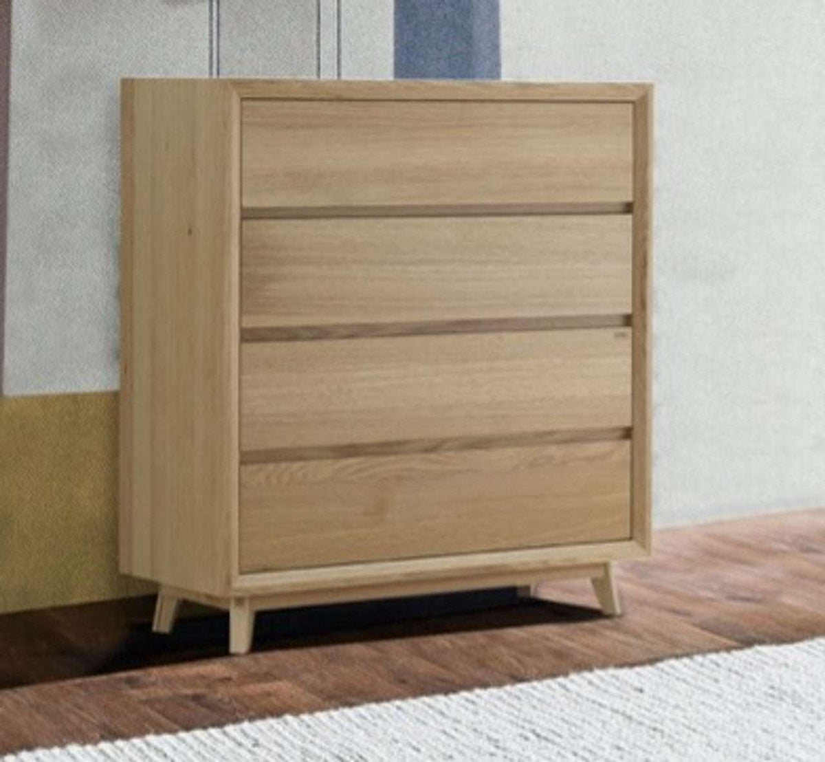 Ashley Bedside Table – American Oak Wood