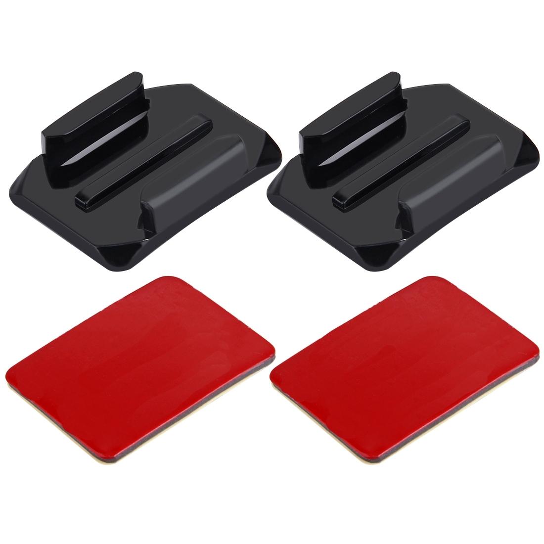2 Curved Surface Mounts + Adhesive Stickers for Action Cameras - Jaws