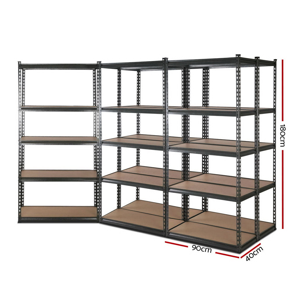 Giantz 5x1.8M Garage Shelving Warehouse Rack Pallet Racking Storage Ch